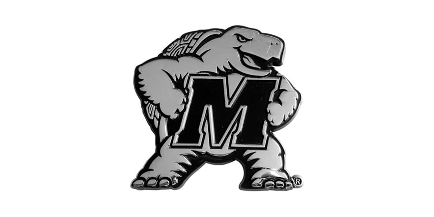 NCAA Chrome Car Emblems