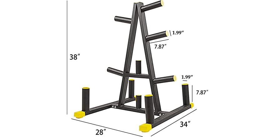 BalanceFrom 2-Inch Weight Plate Rack