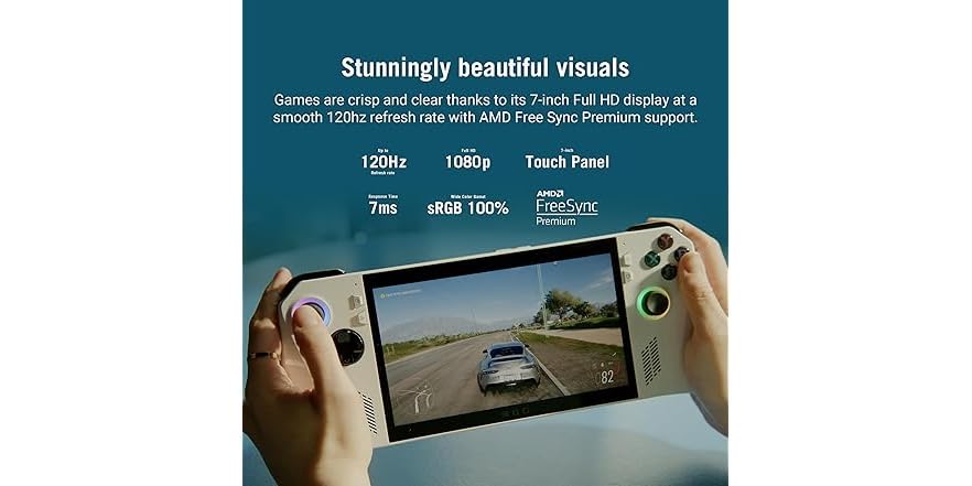 ASUS ROG Ally 7" 120Hz FHD 1080p Gaming Handheld (Open Box)