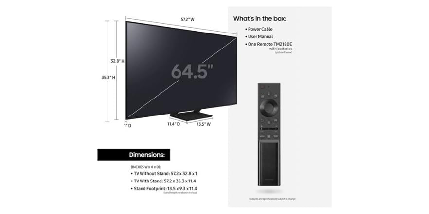 Samsung 65" Class QLED Q70A Series - 4K TV