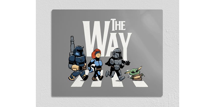 The Abbey Way 11" x 14" Metal Poster