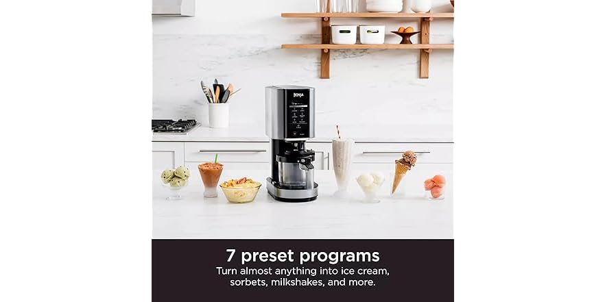 SharkNinja NC301 CREAMi 7-In-1 Ice Cream Maker (Open Box)