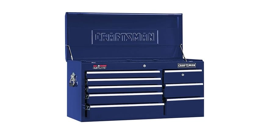 40-Inch Chest and Rolling Cart, Blue