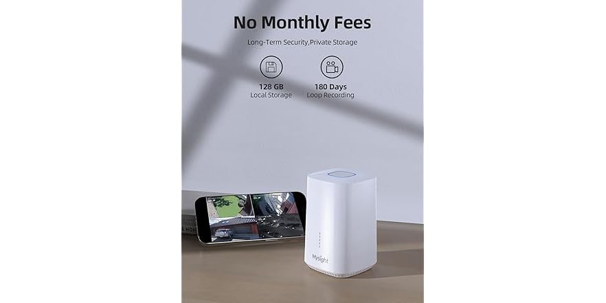 Mysight Wireless Solar Security Cameras (Open Box)