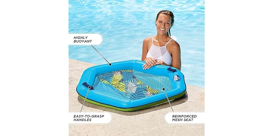 Aqua Deluxe Supreme Hex Pool Chair Lounge