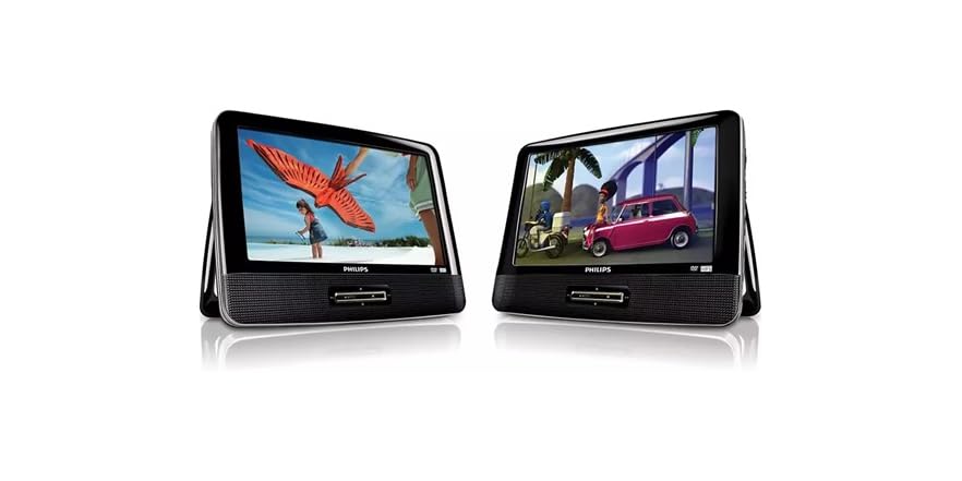 Philips 9" Dual Screen Portable DVD Player