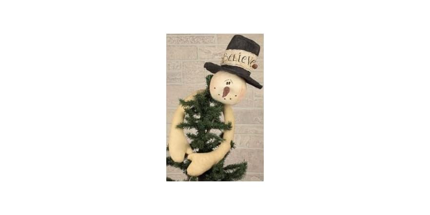 Honey and Me Believe Snowman Tree Topper