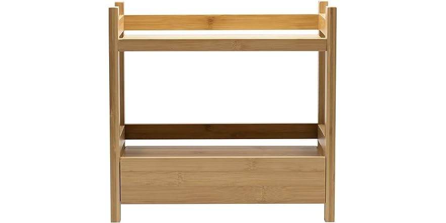 Sorbus 2-Tier Bamboo Countertop Organizer