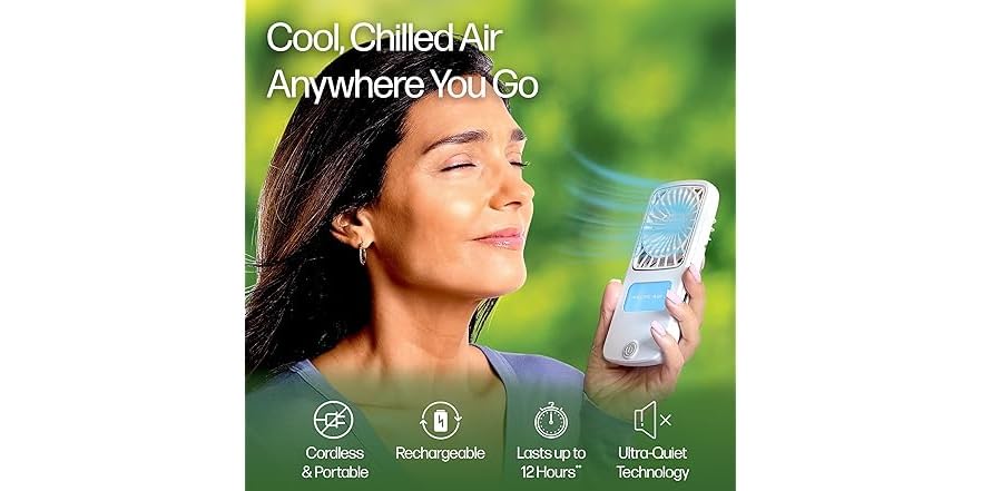 Arctic Air Rechargeable Pocket Fan