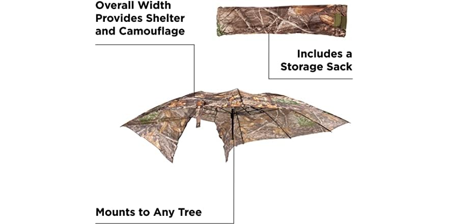 Camo Hunting Treestand Umbrella