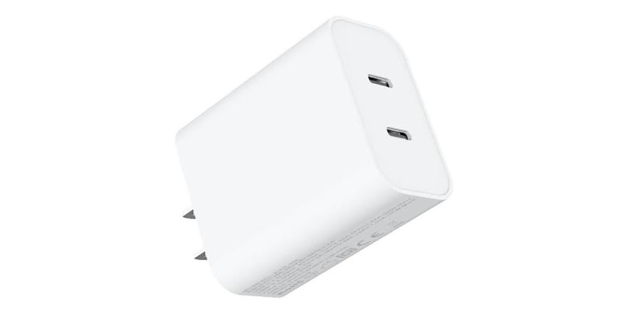 (NEW) Dual Port 40W USB-C Wall Charger