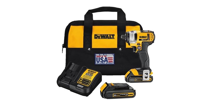 DeWALT 20V MAX Impact Drill Kit