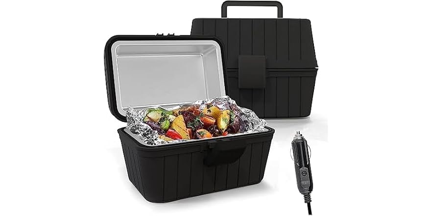 Zone Tech CT0001 Heating Lunch Box 12V Black