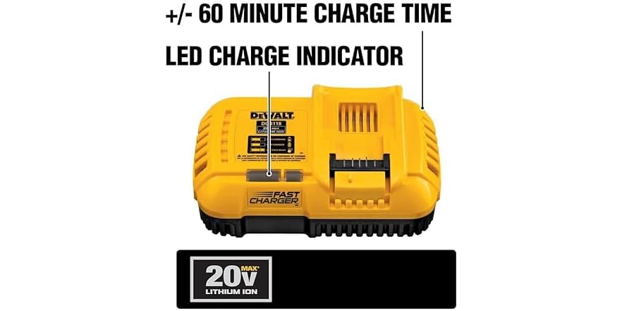 DEWALT DCB118 20V MAX/FLEXVOLT Lithium-Ion Battery Charger