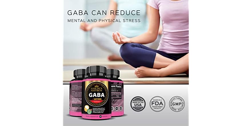 Golden Saffron GABA + Saffron Capsules