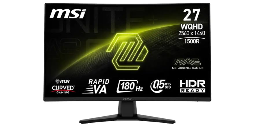 MSI 27" QHD Curved Monitor | MAG 274CQFB E18