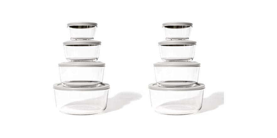 16PC DuraLiving Nested Food Storage Set - Round