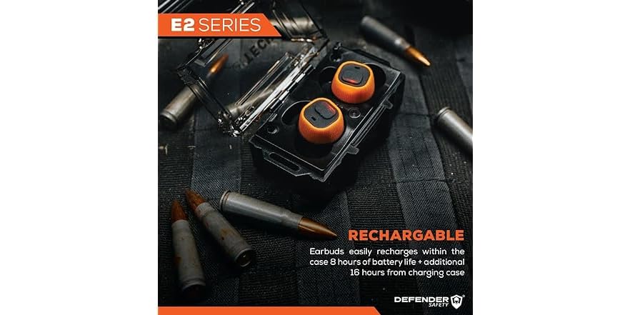 Decitech E2 Electronic In Ear Hearing Protectors