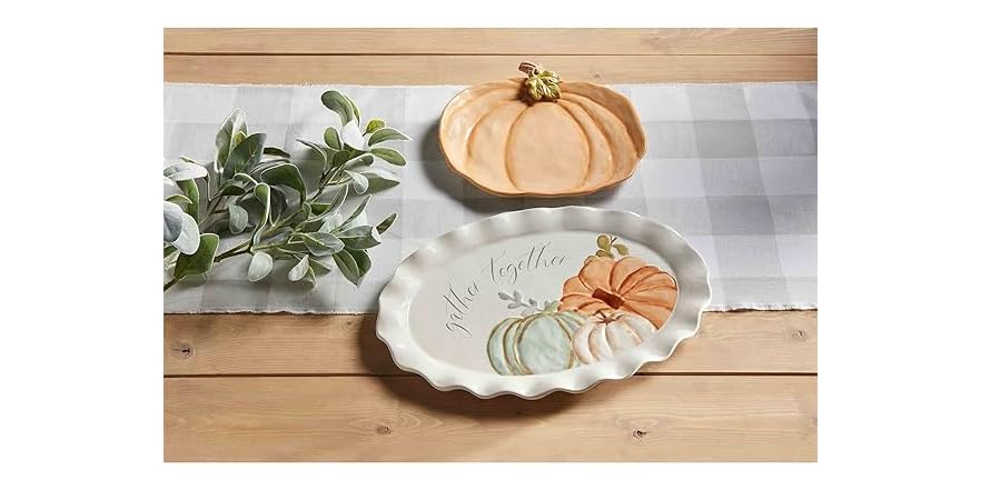 Mud Pie Gather Nested Platter Set