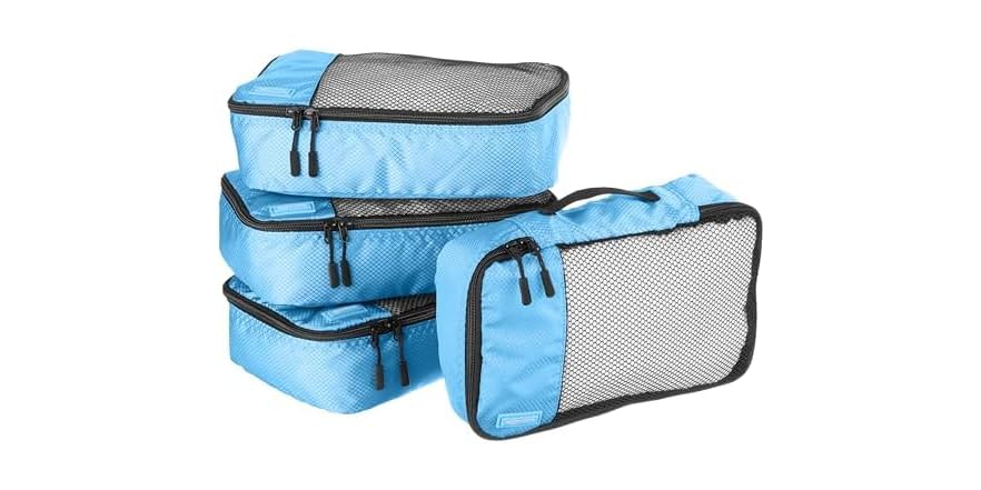 Amazon Basics Small 4pc Travel Cube Set