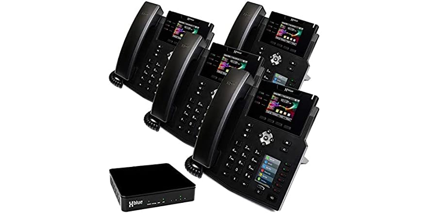 QB System Bundle with 4 IP9g IP Phones