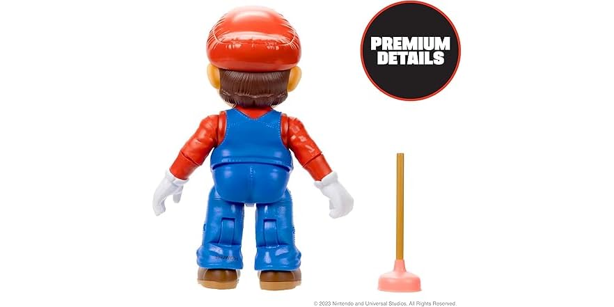 Mario Figure with Plunger Accessory