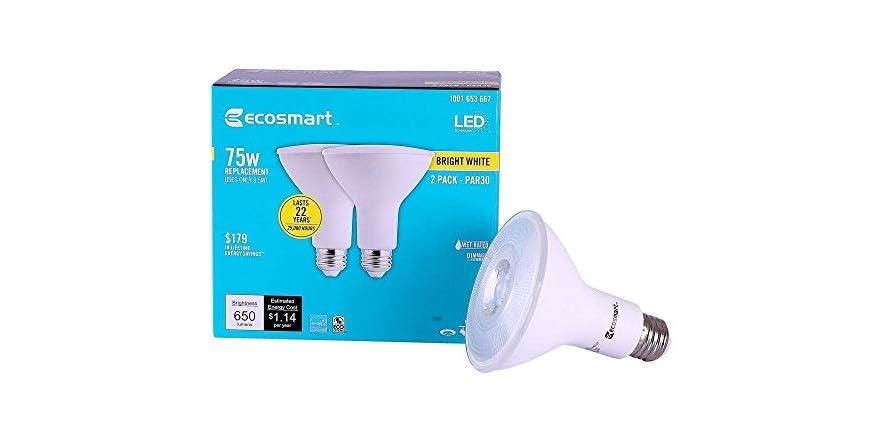 EcoSmart Bright White Dimmable LED Bulbs