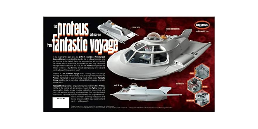 Fantastic Voyage Proteus Model Kit