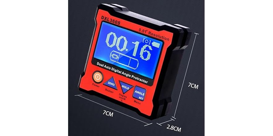 Dual Axis Digital Angle Gauge Protractor