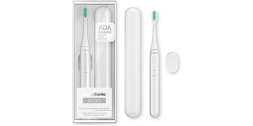 Aquasonic Icon Rechargeable Toothbrush