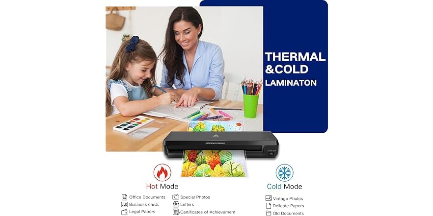 Zyerch 7-in-1 Desktop Thermal Laminator