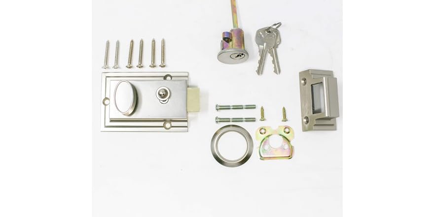 Single Cylinder Satin Deadlatch Lock