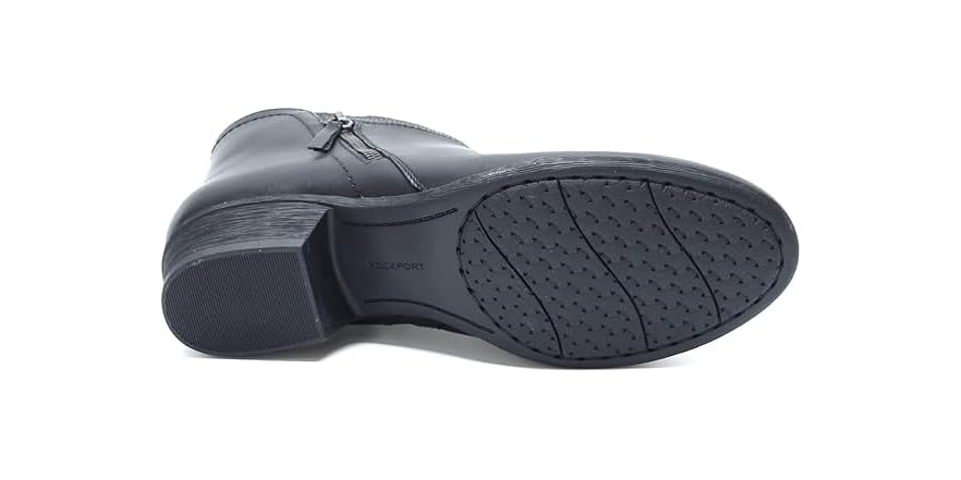 Rockport Carly Bootie Black Leather 9.5