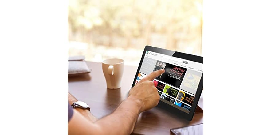Azpen A1080 10.1" Android Tablet Black