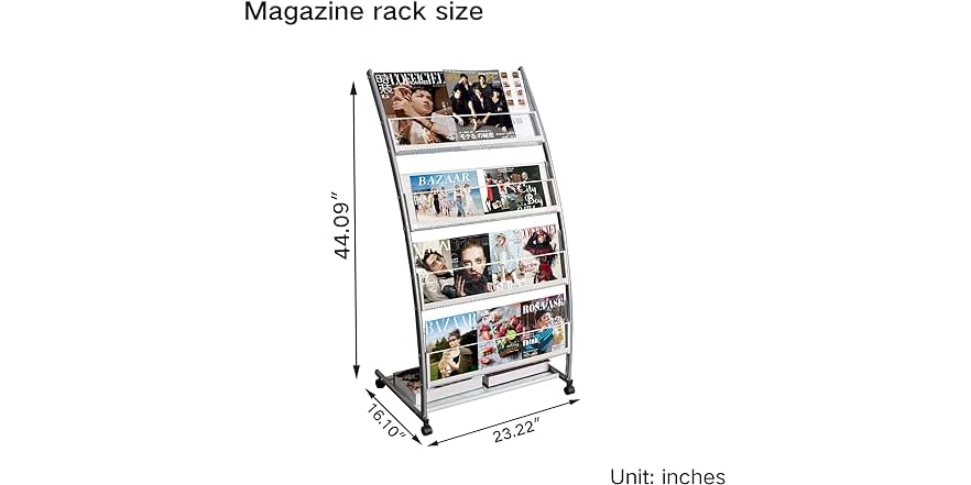 Floor Standing Brochure Display Rack