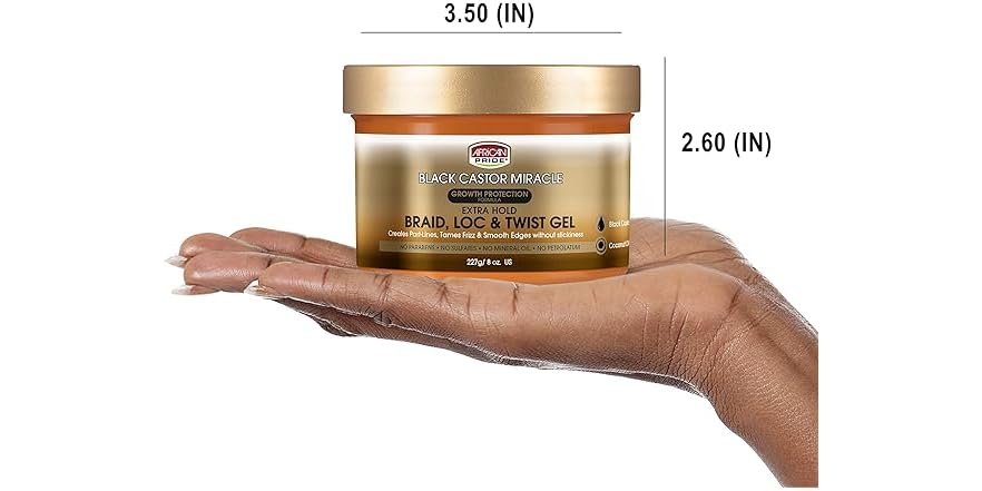 African Pride Black Castor Miracle Extra Hold