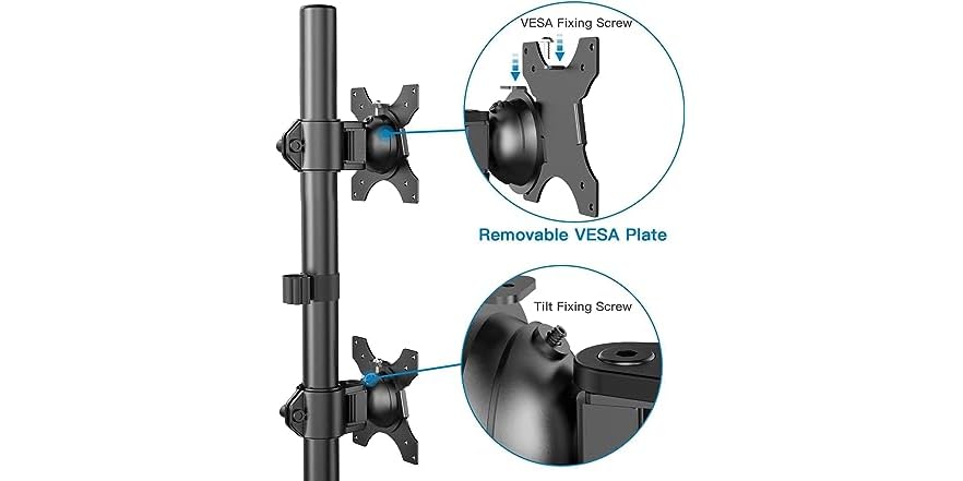 HUANUO Dual Monitor Stand - Vertical