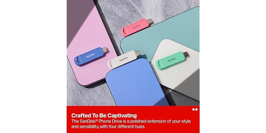 SanDisk 256GB Phone Drive with USB Type-C