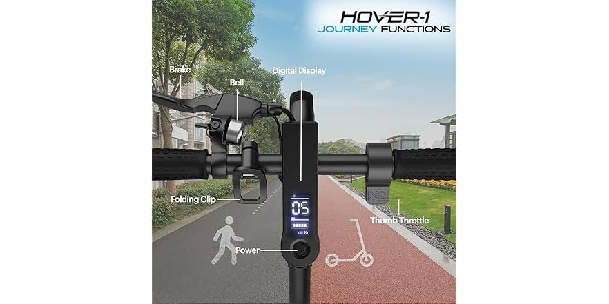 Hover-1 Journey Electric Scooter (White)