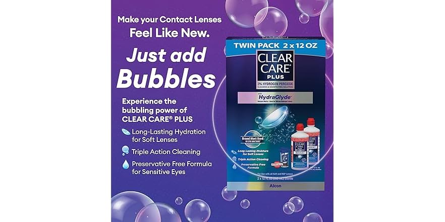 Clear Care Plus Solution 12oz (1pk)
