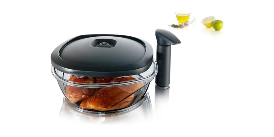 Instant Marinating Container W Vacuum Pump