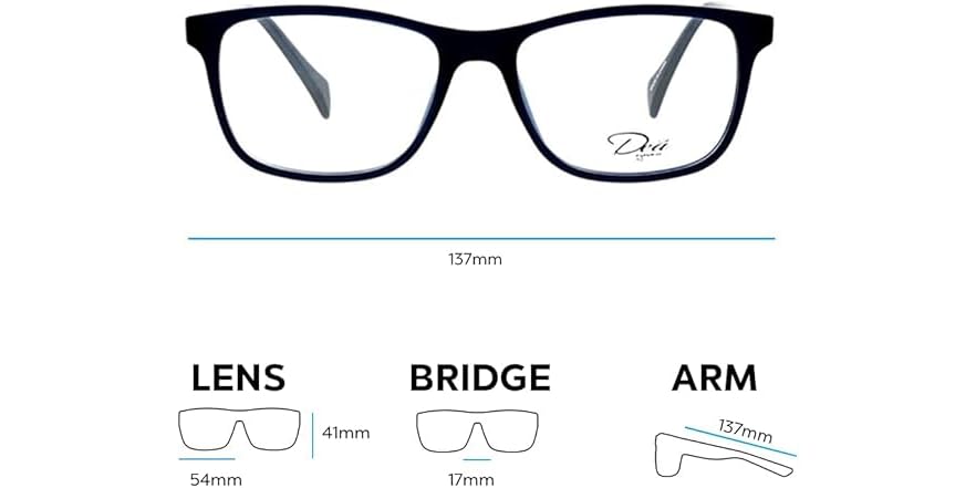 DEA Eyewear Extended, 137mm (5.39in), Frames only