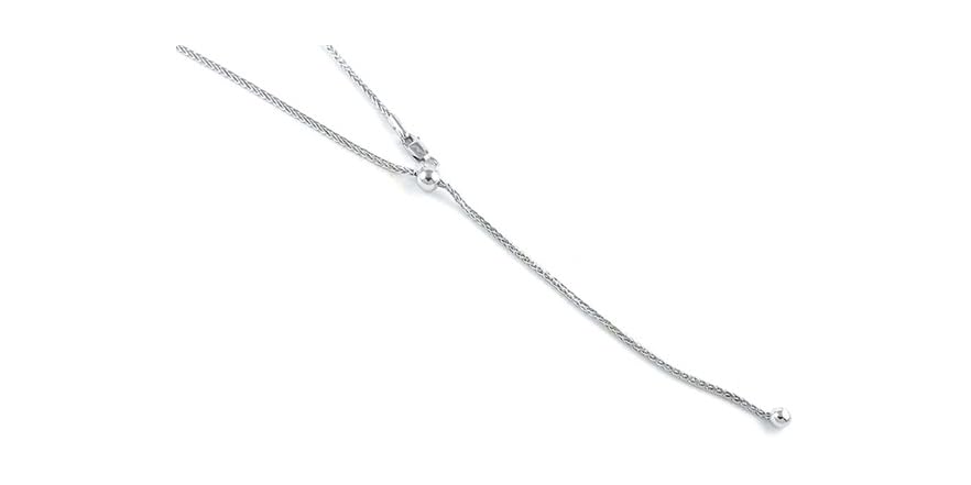 Solid Sterling Silver Adjustable Chain