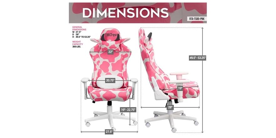 Techni Sport Cow Series Gaming Chair