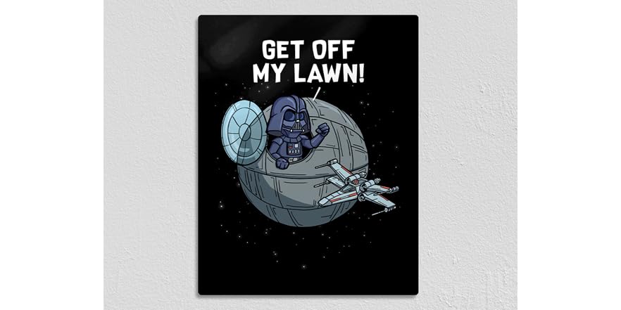 Old Man Vader 11" x 14" Metal Poster