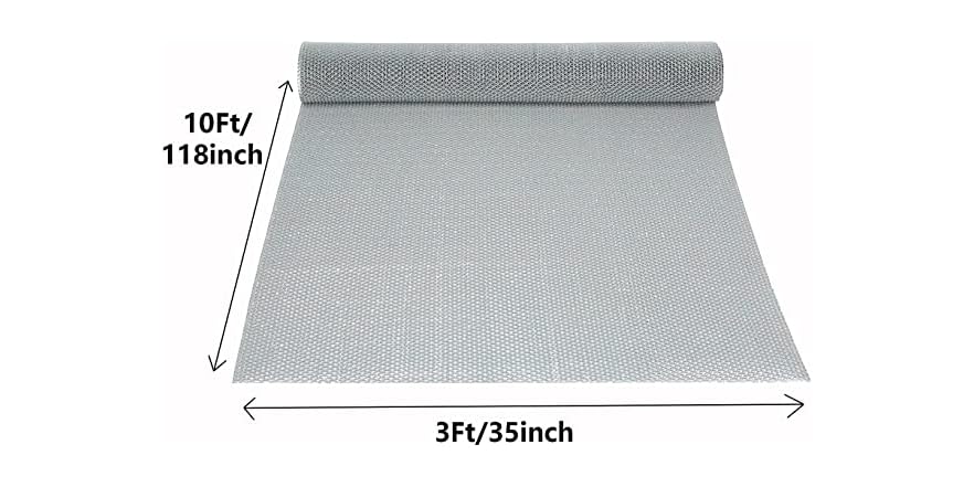Anti-Slip Mat 3' x 10', Grey