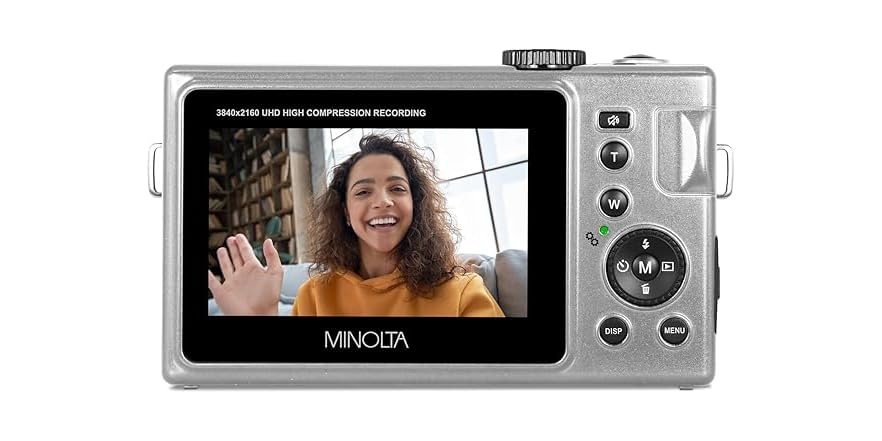 (NEW) Minolta MND25 48 MP Autofocus / 4K Ultra HD Camera w/Selfie Mirror