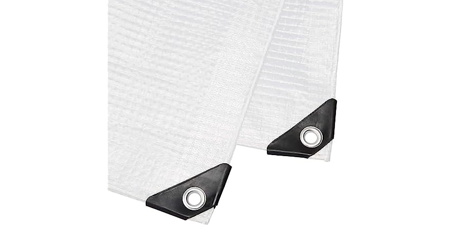 AmazonCommercial Heavy Duty Clear Mesh Tarp
