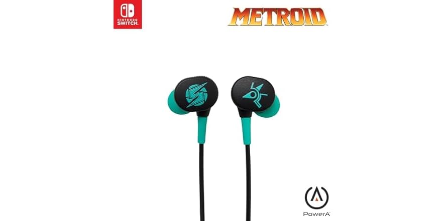 PowerA Wired Earbuds for Nintendo Switch