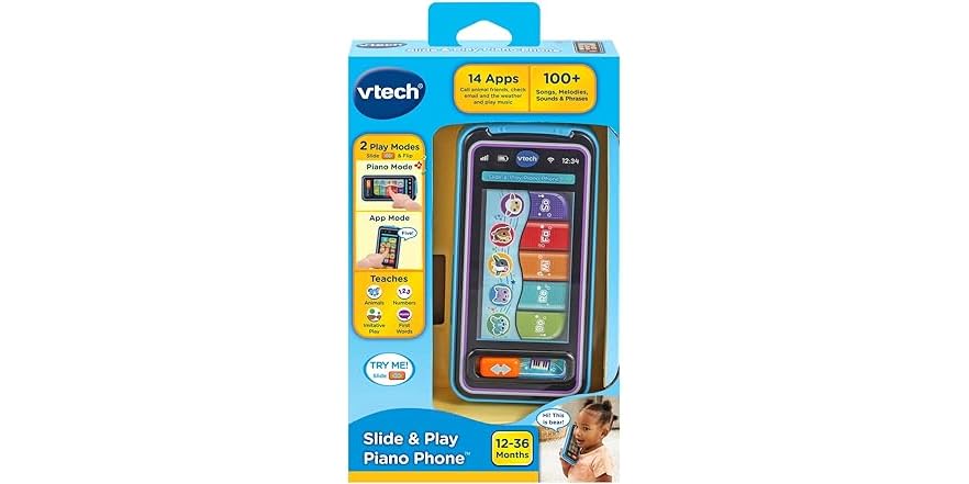 VTech Slide and Play Piano Phone